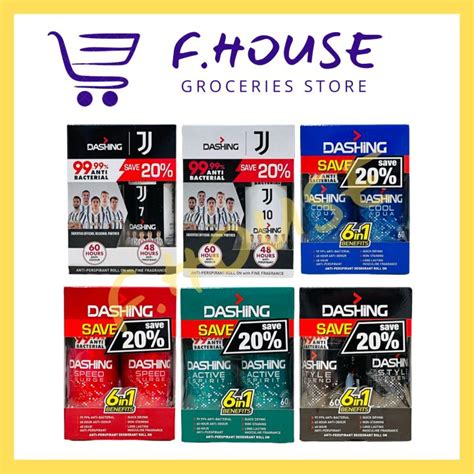 Dashing Roll On Deodorant Twin Pack 50ml X 2s Lazada