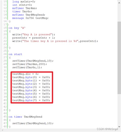 Capl基础篇 Capl中如何发送自定义报文capl发送报文 Csdn博客