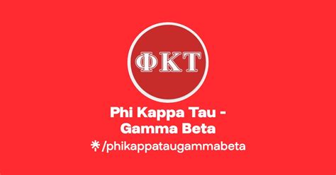 Phi Kappa Tau Gamma Beta Instagram Tiktok Linktree