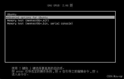 Grub启动修改以及内核切换修改grub Csdn博客