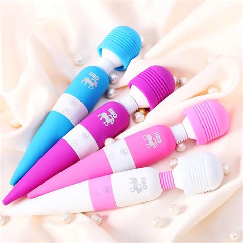 Female Masturbation Magic Wand Vibrators Sex Toys G Spot Clit Pussy