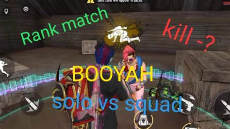 Solo Vs Squad Rank Match Youtube