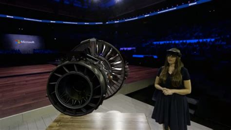 Microsofts Hololens Brings You Inside A Gigantic Jet Engine Cnet