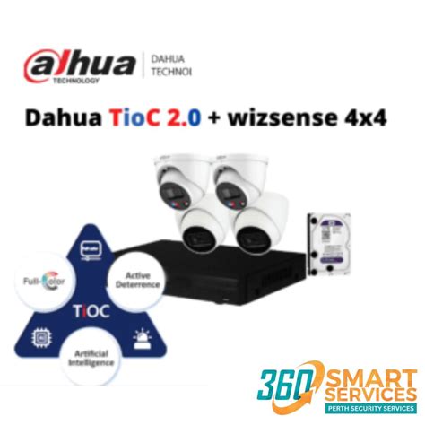 Dahua Tioc 2 Smd 4 Ip Cctv Kit 360 Smart Services