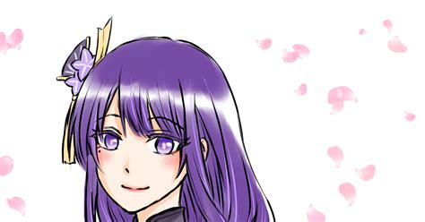 原神 雷電将軍誕生日おめでとう！ 藤乃樹 隼のイラスト Pixiv