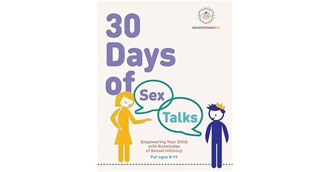 Book Giveaway For 30 Days Of Sex Talks For Ages 8 11 Empowering Your