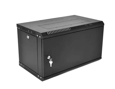 Шкаф телекоммуникационный настенный разборный 9U ЦМО 600 x 350мм черный ...