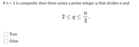 Solved If N1 Is Composite Then There Exists A Prime Integer