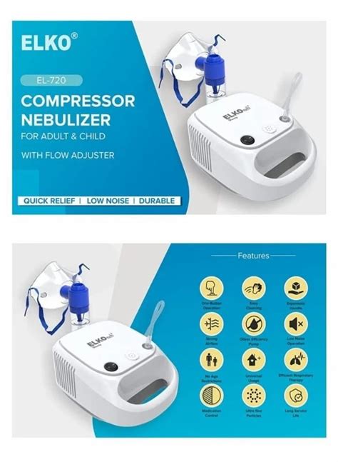 Elko Table Top Compressor Nebulizer For Hospital Size Small At ₹ 1600 Piece In Parlakhemundi
