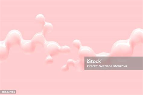 서로 분리된 많은 구체의 추상적인 3차원 배경과 3d 일러스트레이션 3d 렌더링을 닮은 드롭 공기 역학에 대한 스톡 사진 및 기타 이미지 Istock