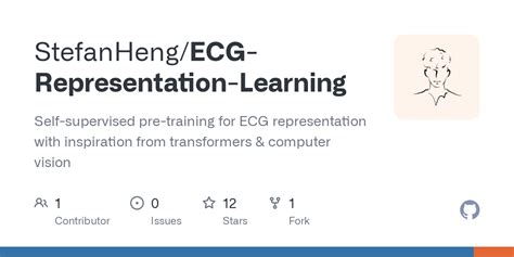 Github Stefanhengecg Representation Learning Self Supervised Pre