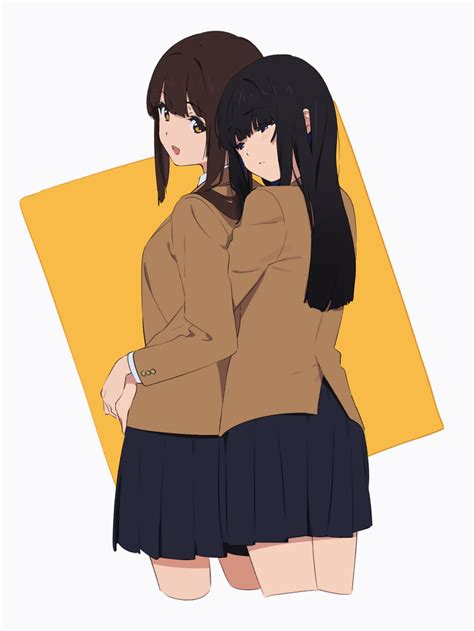 Aizawa Ayaka And Inaba Michiru Wasureenu Majo No Monogatari Drawn By