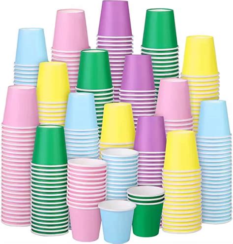 3 Oz 90s Disposable Custom Paper Cups Wholesale Party Supplies ARTCOOL