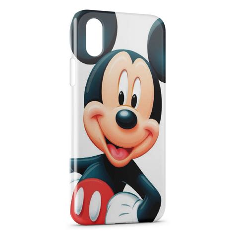 Coque Iphone Xr Mickey Rouge Pixypia