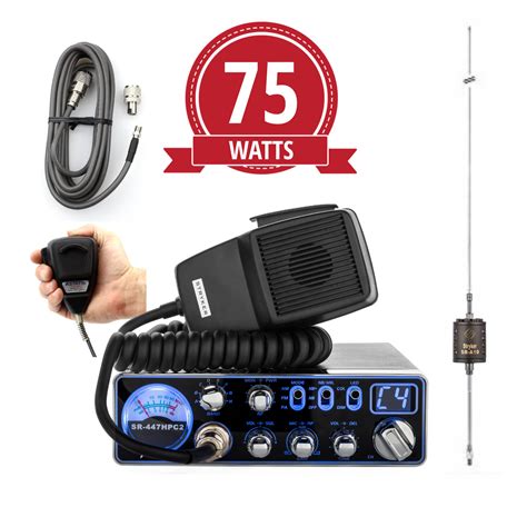 Stryker Sr447hpc2 Complete Package Deal Radio Starter Kit