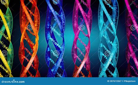 Gene Dna Sequence Stock Illustration Illustration Of Sequence 307613367