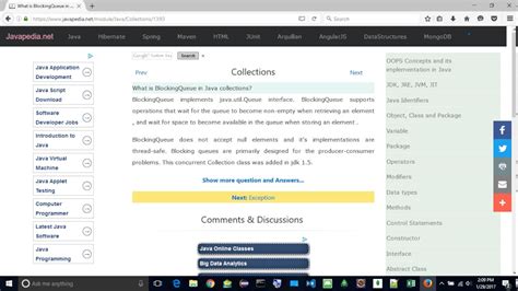 what is blockingqueue in java collections youtube