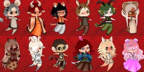 The Chinese Zodiac Chibi By Demoncreepo3 On Deviantart
