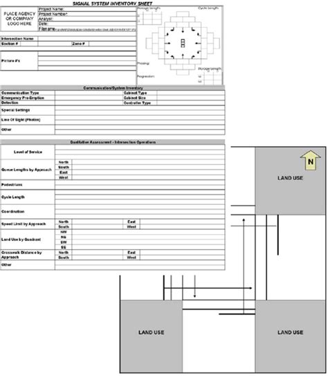 Traffic Signal Timing Sheets