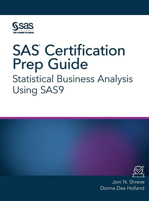 Sas Certification Prep Guide Statistical Business Analysis Using Sas9