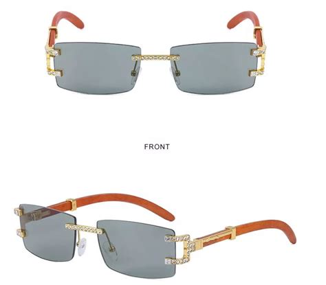 Classic Men Sunglasses Hip Hop Style Rap Diamond Classy