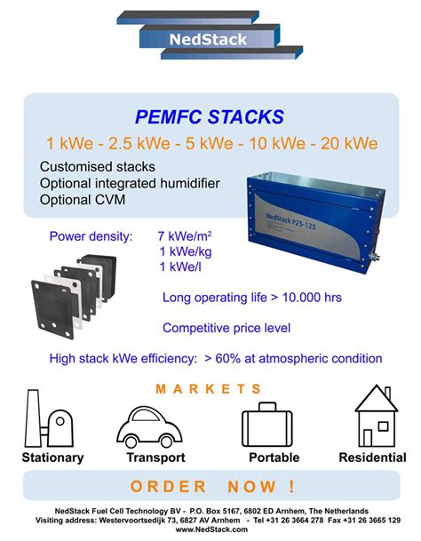 The Nedstack Pem Fc Stacks Are Karepmu Opo Se