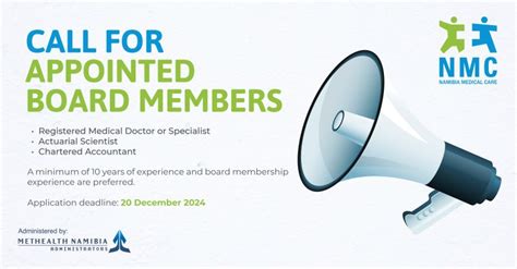 The Nmc Board Of Trustees Invites Suitable Candidates To Apply For Three Appointed Trustee