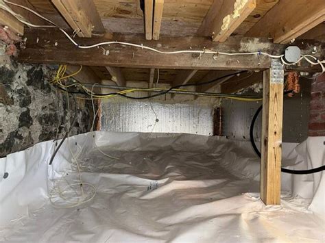Lawson Home Services Before And After Photo Set Crawlspace Encapsulation In Wilmington De