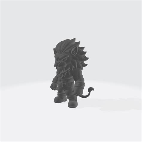 🐉 Leomon Digimon・ Stl File For 3d Printing・cults