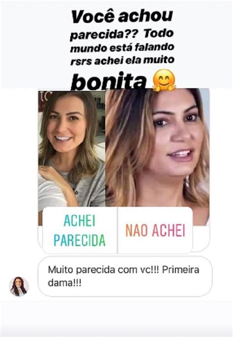 Andressa Urach sobre ser parecida Michelle Bolsonaro Todo mundo que conheço falando