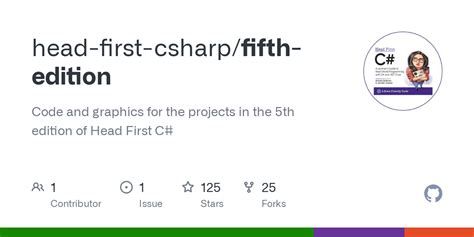 GitHub Head First Csharp Fifth Edition Code And Graphics For The