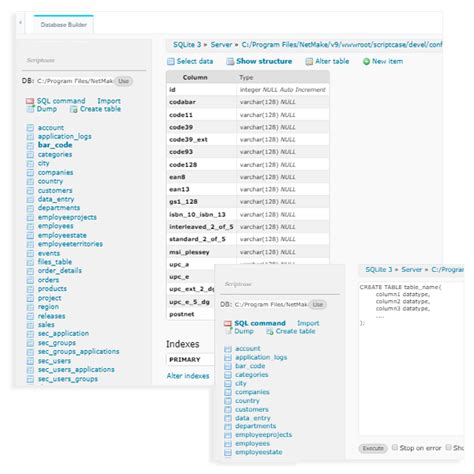 Banco De Dados Recursos Scriptcase