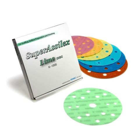 Kovax Super Assilex Disc 15 Hole 150mm (Box of 25) – Spray Blast Inspect