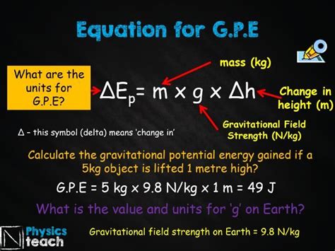 GCSE AQA Physics P1 4 6 Gravitational Potential Kinetic Energy