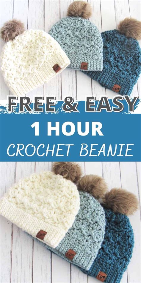Diy Crochet Hat Jenna Beanie Artofit