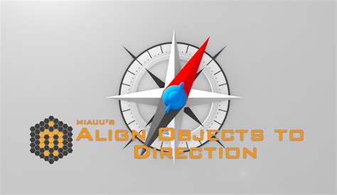 miauu s maxscripts align objects to direction vector