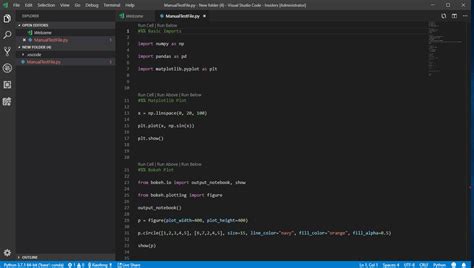 No Response When Run Cell Via Command Palette Issue Microsoft