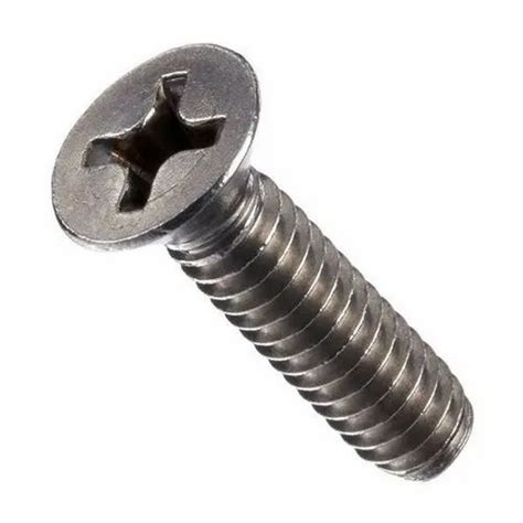 Mild Steel Polished CSK Phillips Machine Screws For Hardware Fittings Size Mm At Rs Kg In
