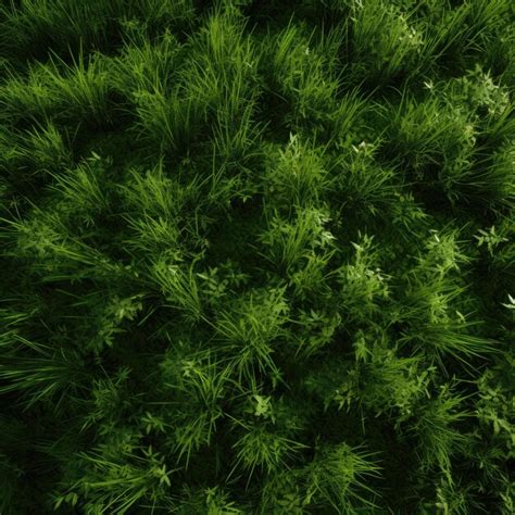 Premium Ai Image Grassy Perfection A Stunning Seamless Topdown Grass