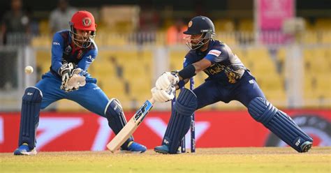 Afg Vs Sl Odi World Cup Warm Up Highlights Gurbazs Ton Carries