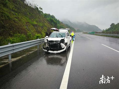 韶关近期高速路雨天事故多发，交警提醒安全行车