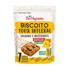 Biscoito Salgado Multigrãos 100 Integral 100g Queijo Divina