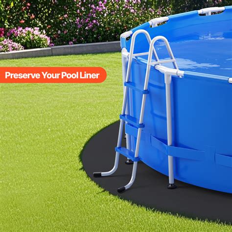 24ft Round Pool Liner Pad For Above Ground Pools Prevents Punctures