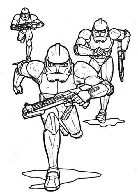 Shock Trooper Pages Coloring Pages