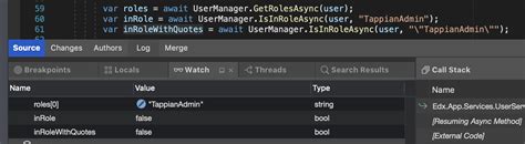 C Usermanager Isinroleasync And Usermanager Getrolesasync Do Not