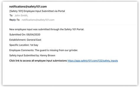New Employee Input Shadow Safety 101