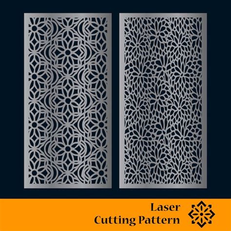장식용 레이저 커팅 및 Cnc 패널 프리미엄 벡터