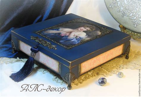 Шкатулка для украшений заказать на Ярмарке Мастеров 85iy1ru Шкатулки Москва