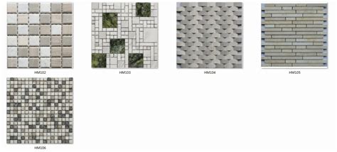 Mesh Mounted Tile Mosaic Tile Stone Tile