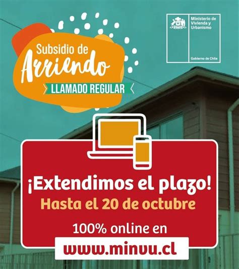 Subsidio De Arriendo Regular Se Extiende El Plazo De Postulación